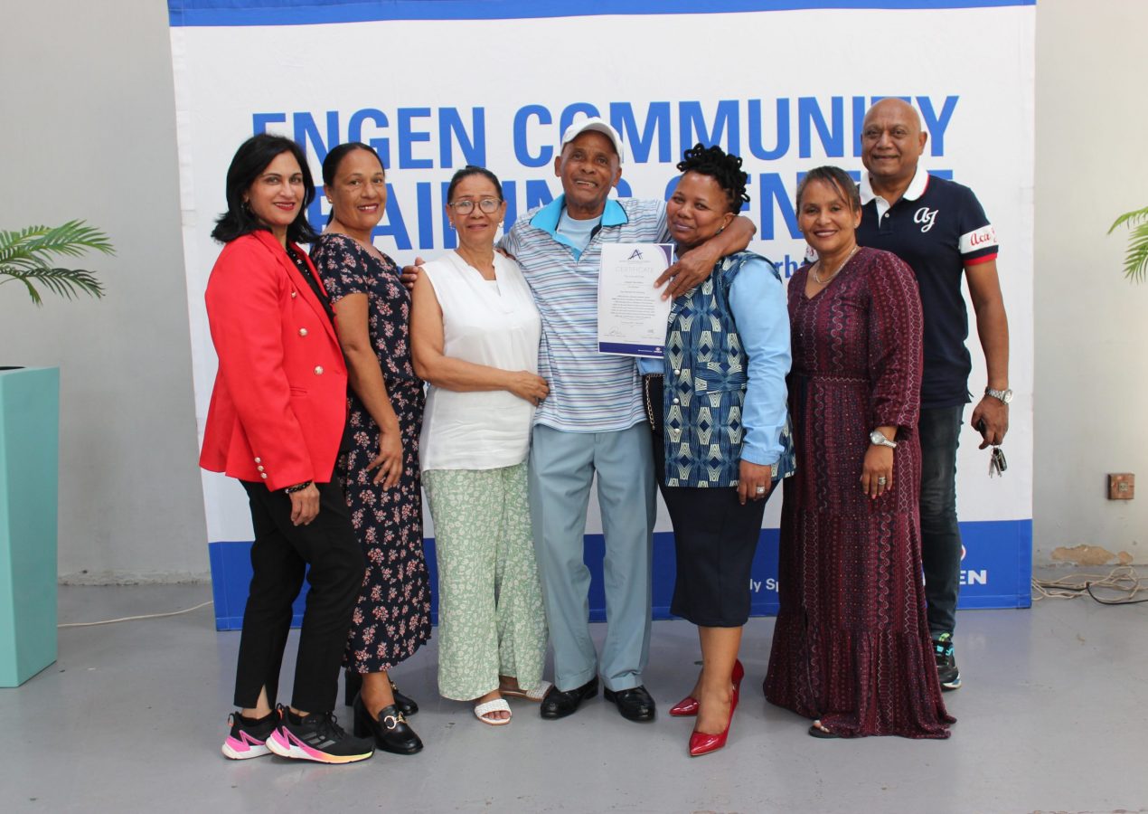 Joseph Saunders, 72 graduates from Engen Community Computer School ...