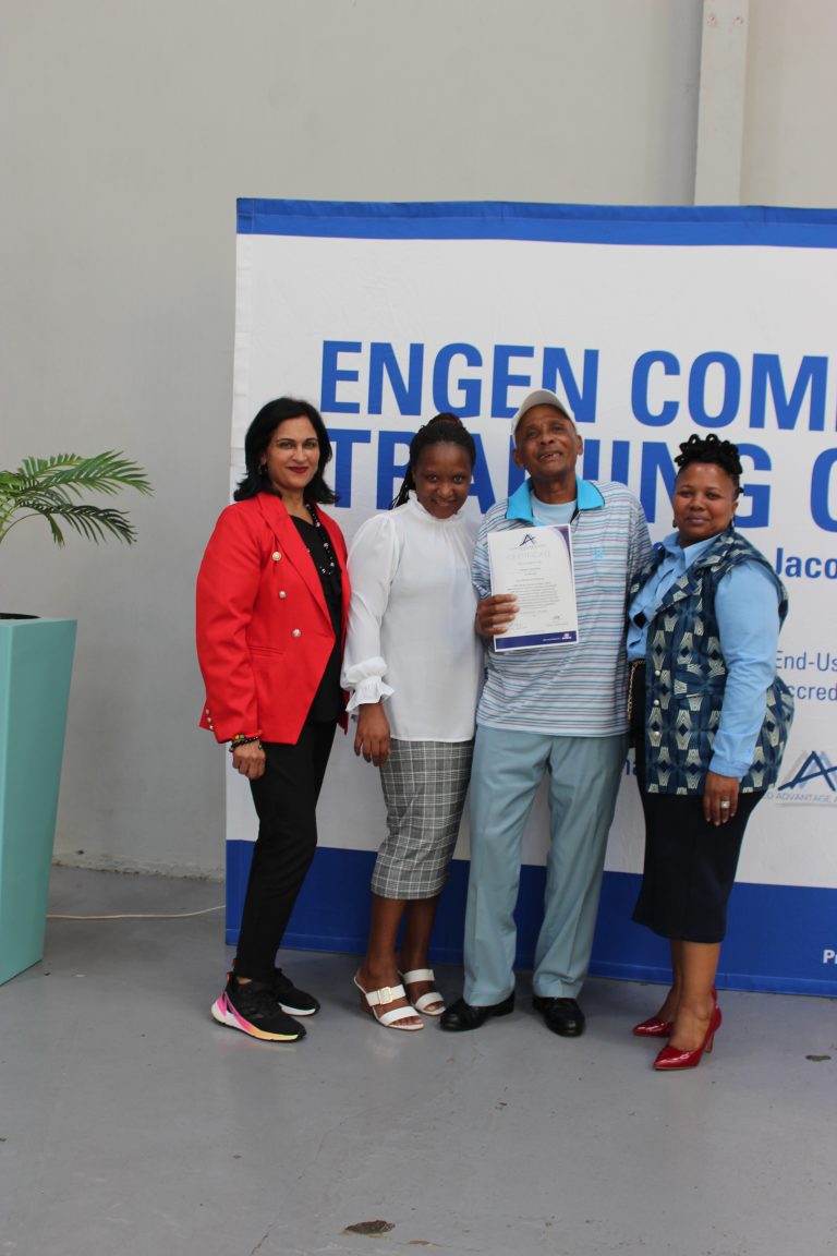 Joseph Saunders, 72 graduates from Engen Community Computer School ...